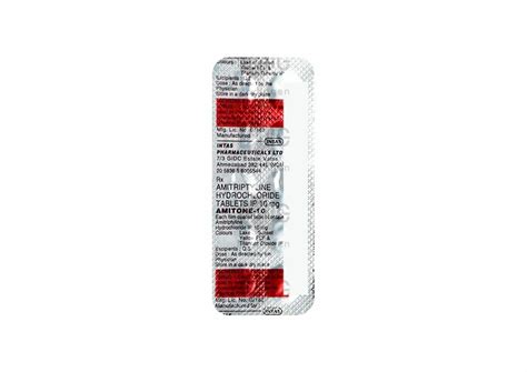 Amitone 10mg Amitriptyline Hydrochloride Tablets At ₹ 185 Strip In Nagpur