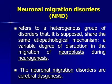 Neuronal Migration Disorders Pdf Brain And Nervous System Disorders Diseases And Conditions