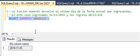 Code Tueni Funciones De Fecha En Transact Sql