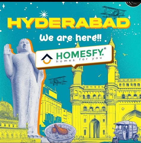 “exciting News 🌟 Homesfy Has Officially Landed In The City Of Pearls—hyderabad 🎉 From The