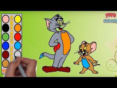 Drawing Fun Tom And Jerry Step By Step How To Draw And Coloring Tom And Drawings Tom And