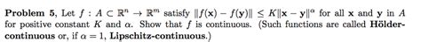 solved let f a subset r n rightarrow r m satisfy f x