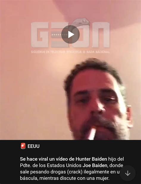 🚨 Se Filtra Video De Hunter Baiden Eficiencia O Nada