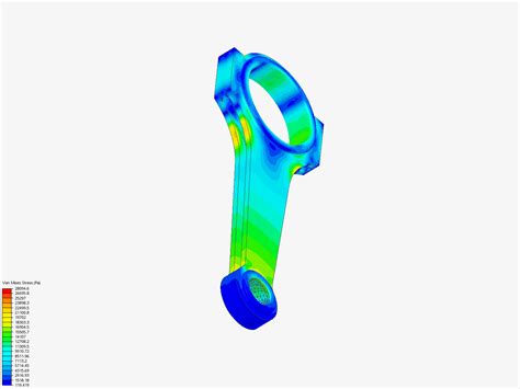 Stress Analysis Of A Connecting Rod By Tijoma Simscale