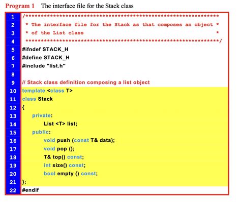Solved Rewrite The Interface File The Implementation File