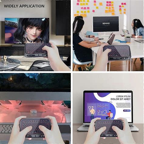 Wireless Keyboard Mini Pocket Compact Full Screen Keyboard 2 4ghz Handheld Keyboard With 3 Level