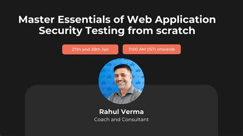 Web Application Security Testing