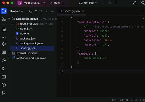 运行和调试 Typescript Intellij Idea 文档