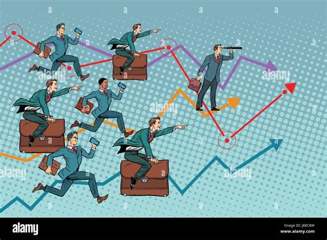 La Concurrence Dans Le Marché Banque Dimages Vectorielles Alamy