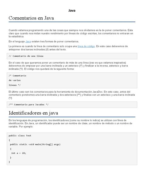Java Descargar Gratis Pdf Java Lenguaje De Programación