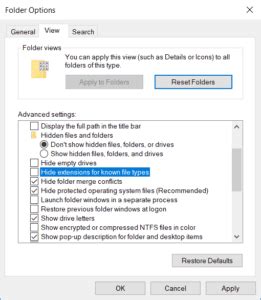How To Show File Extensions In Windows TechCult