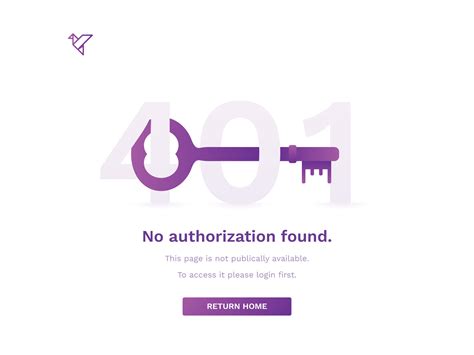 401 Unauthorized Origami By Tristan Matthias ⭐️ On Dribbble