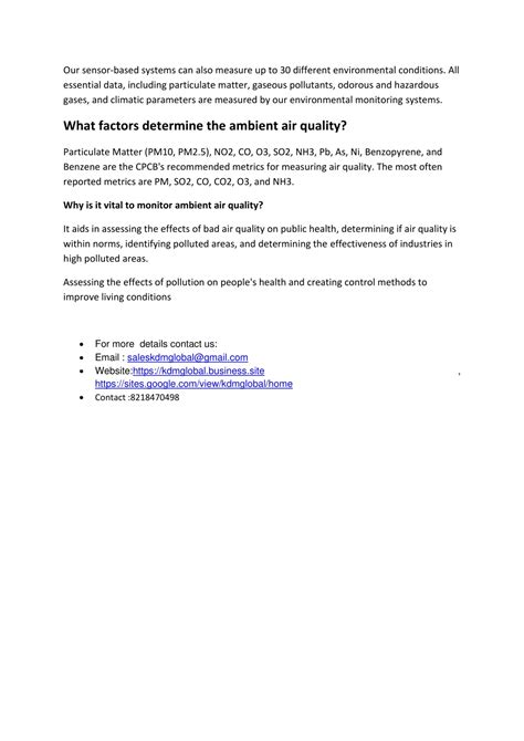 Ppt Air Quality Monitoring Companies In India Powerpoint Presentation