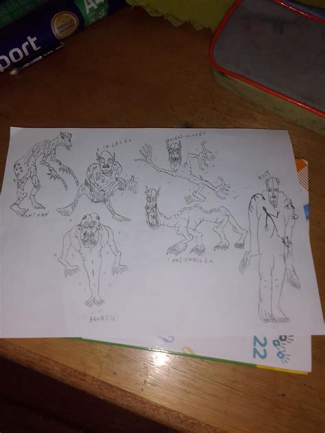 some drawings of posthumans that appear in dougal dixon's book man ...