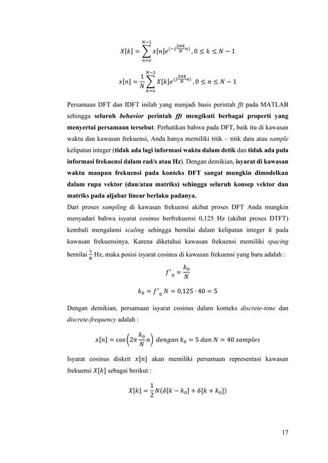 Transformasi Fourier Dan Aplikasinyapdf