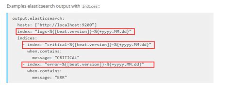 Filebeat配置多index索引到底是index还是indices Index 搜索客，搜索人自己的社区