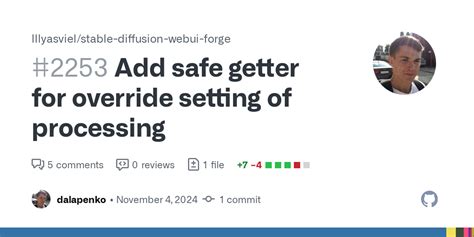 Add Safe Getter For Override Setting Of Processing By Dalapenko Pull Request