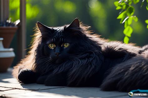 Fluffy Black Cat Breed