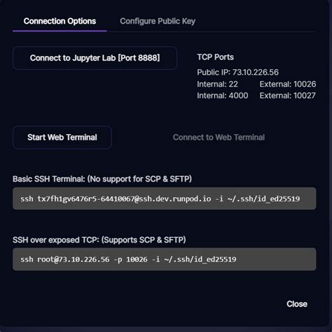 Expose Ports Runpod Documentation