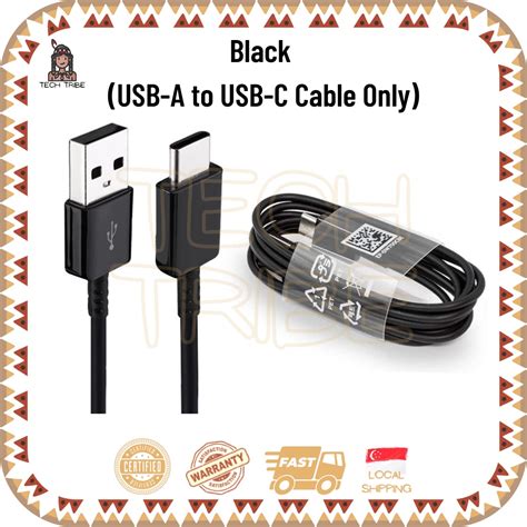 Samsung W Uk Plug Usb A To C Adapter Fast Charging Mobile Phone Cable M Type C Shopee Singapore