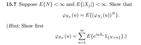 Solved Problems 4 8 Involve The Summation Of A Random Number