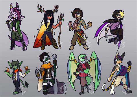 Dnd Fantasy Adoptables By Prodigal Sunlight On Deviantart