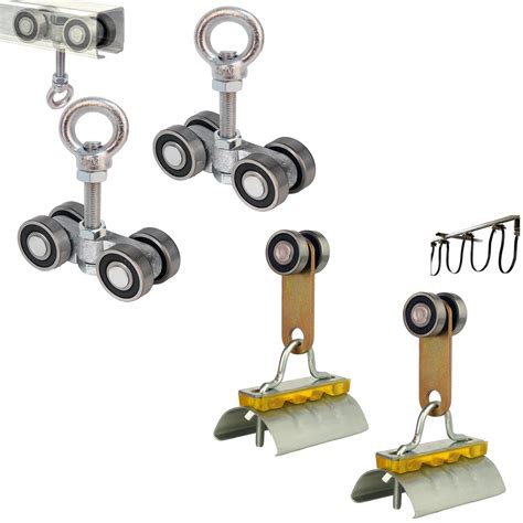 4 Wheel Unistrut Trolley Silent Trolley Assembly Rollers Unistrut Trolley Roller Stainless Steel