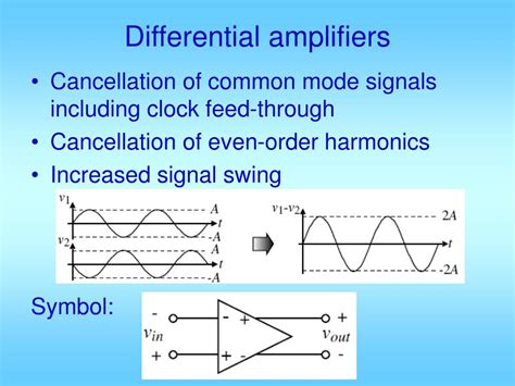 Ppt Differential Amplifiers And Common Mode Feedback Powerpoint Presentation Id 162441