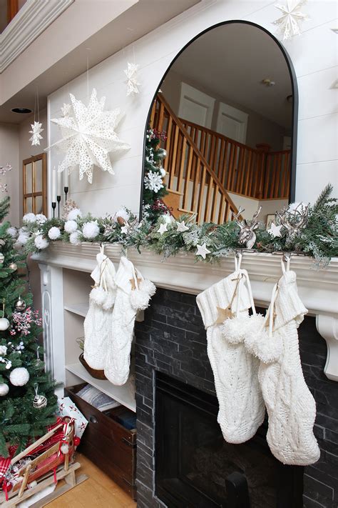 Winter Wonderland Christmas Mantel Ideas Clean And Scentsible