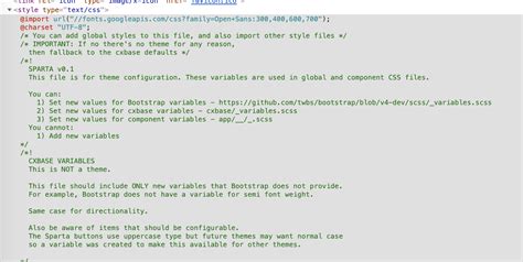 variables scss comments still contains mention to theme sparta 0 1