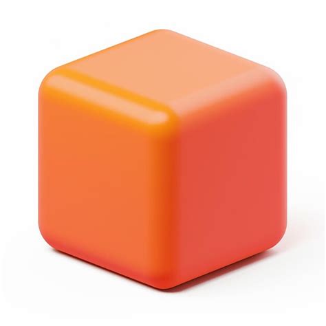 Premium Photo A Small Orange Cube With The Word Quot Im On It Quot