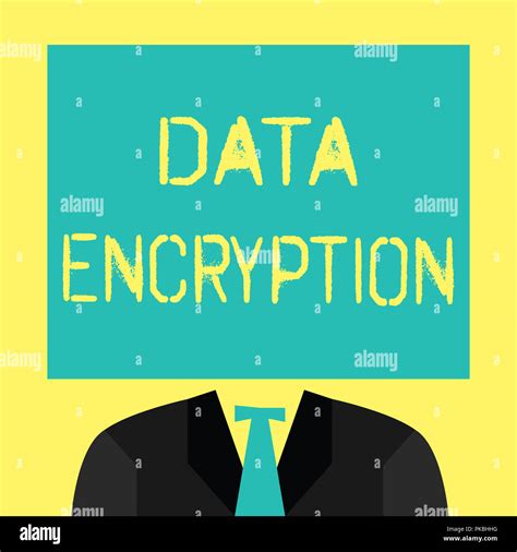 Text Sign Showing Data Encryption Conceptual Photo Symmetric Key