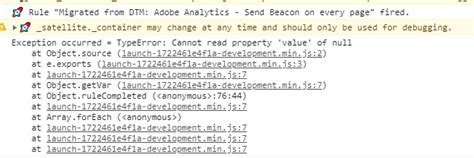 Exception Adobe Launch After Every Triggered Rule Adobe Experience League Community 384235
