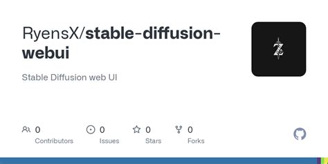 GitHub RyensX Stable Diffusion Webui Stable Diffusion Web UI