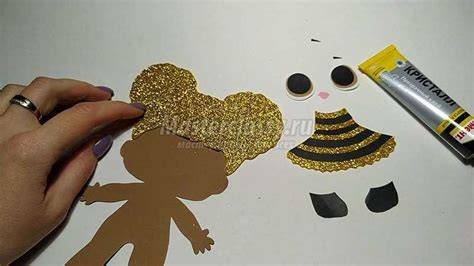 Кукла ЛОЛ из бумаги своими руками Как сделать ЛОЛ Пошаговый мастер класс с фото