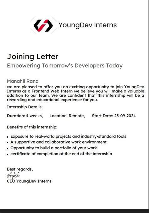 Internship Youngdevintern Webdevelopment Frontend Webdeveloper Html Css Javascript