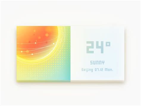 Weather Widget Widget Widget Design Mobile Ui Design