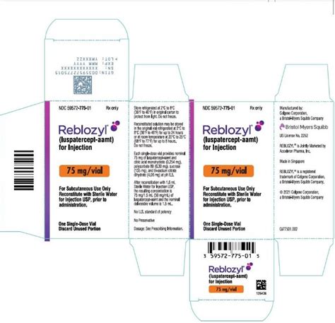 Reblozyl Fda Prescribing Information Side Effects And Uses