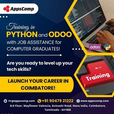 odoo and python software training at ₹ 25000 course in coimbatore id
