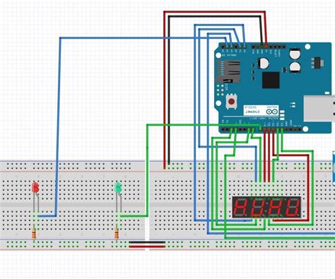 Distance Sensor 4 Digit 7 Seg Display 4 Steps Instructables