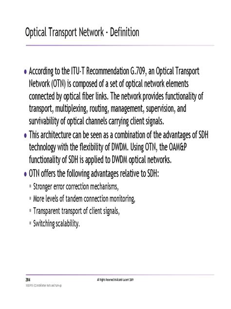 Otn Hierarchy Pdf Telecommunications Equipment Communications