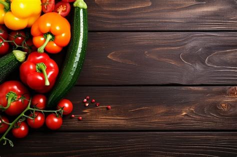 Vegetable Background Premium Ai Generated Image