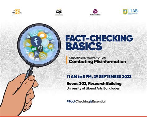Fact Checking Basics A Beginners Workshop To Combating Misinformation University Of Liberal