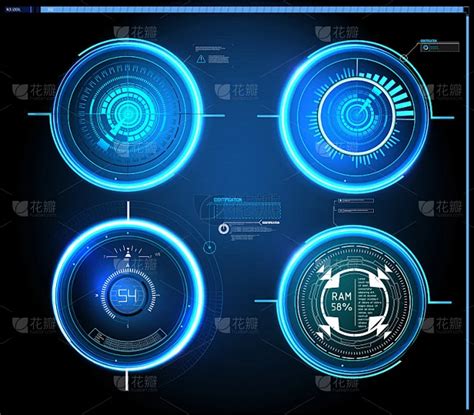 指纹扫描通过生物特征识别提供安全访问。素材 花瓣网