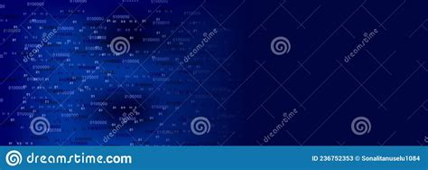 Big Data Binary Code Circuit Background Flowing Number One And Zero Text In Binary Code Format