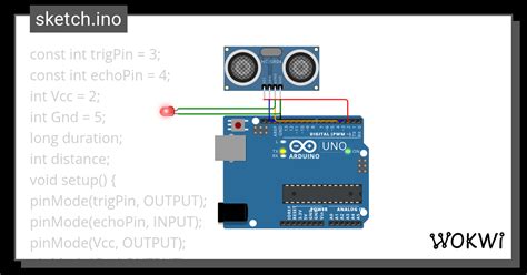 Ultra Sonic Sensor Using Aurdino Only Wokwi Esp32 Stm32 Arduino