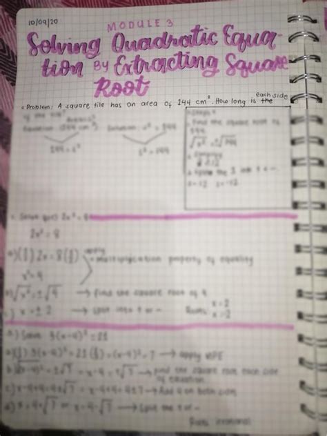 SOLUTION Solving Quadratic Equation Studypool