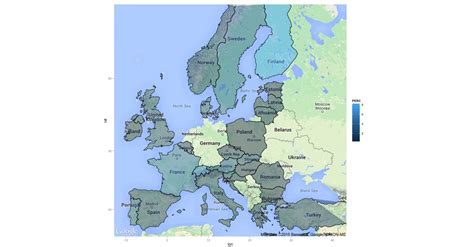 R Changing The Color Scale On Ggmap Map And Removing The Google Label Stack Overflow