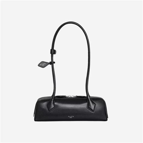 알라이아 고트스킨 르 테켈 스몰 백 블랙 Alaia Kream