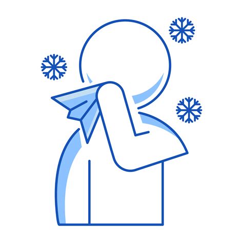Flu Set Of Cold Flu Allergy And Sick Doodle Style PNG